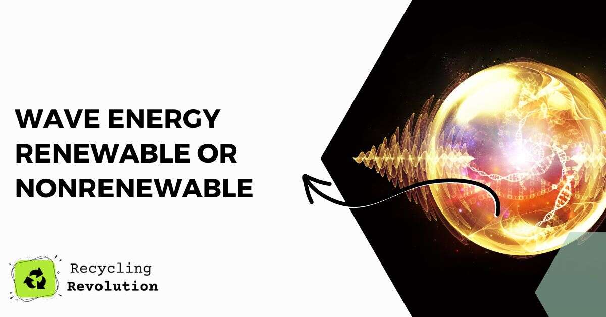 Wave Energy Renewable or Nonrenewable?